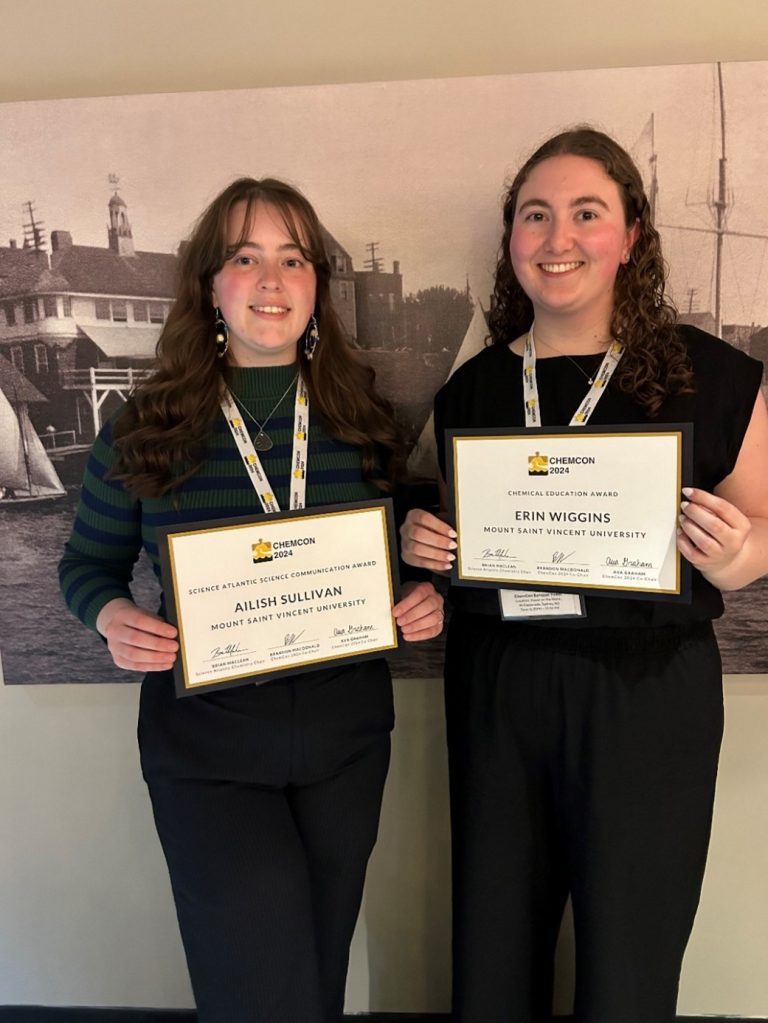 MSVU Chemistry graduates shine at ChemCon 2024: Ailish Sullivan and ...