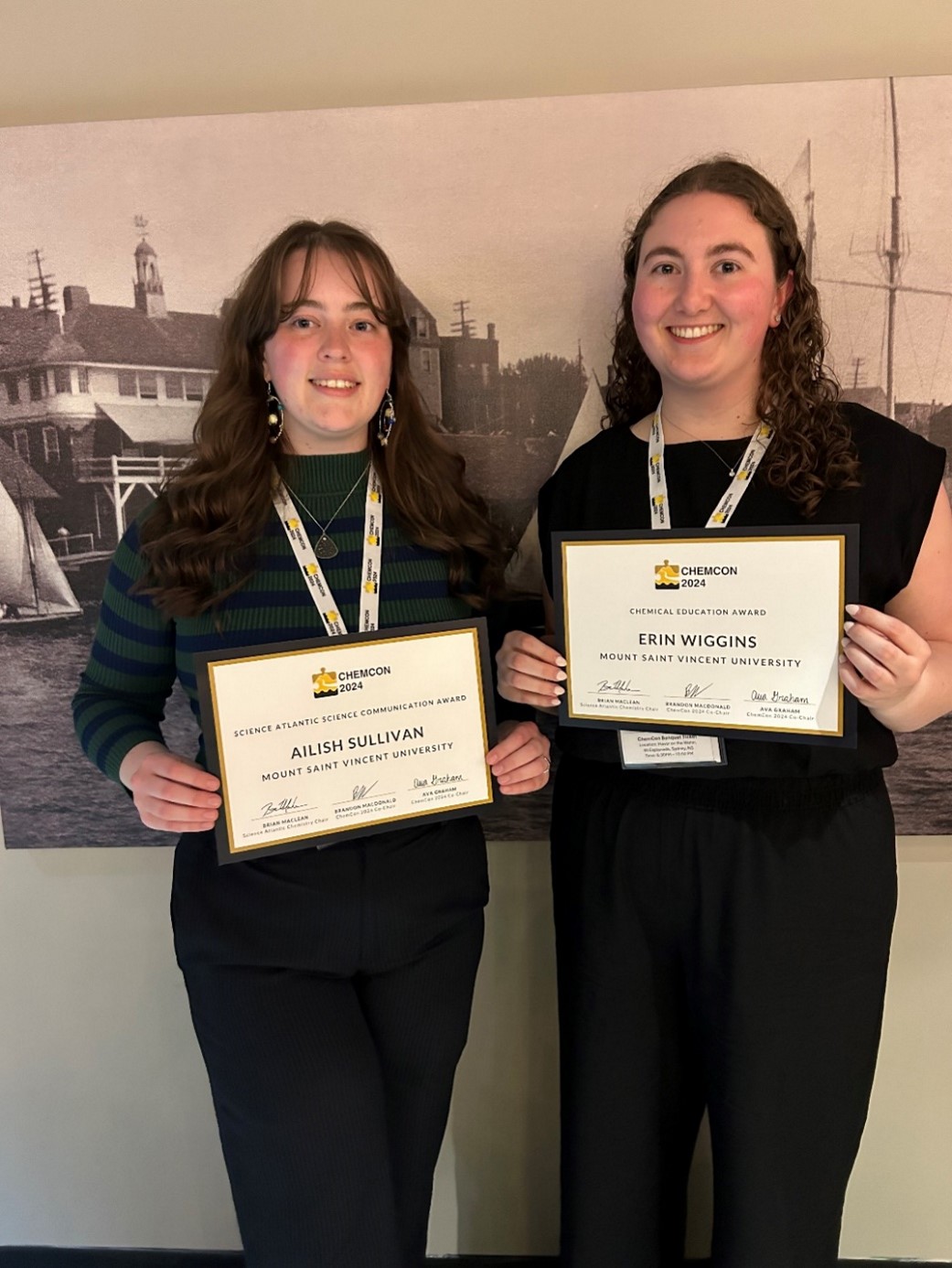 MSVU Chemistry graduates shine at ChemCon 2024: Ailish Sullivan and ...